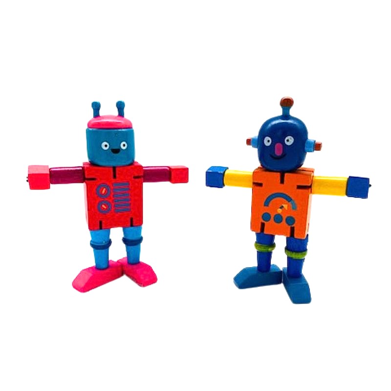 Robots Articulés – Un Duo Ludique et Original